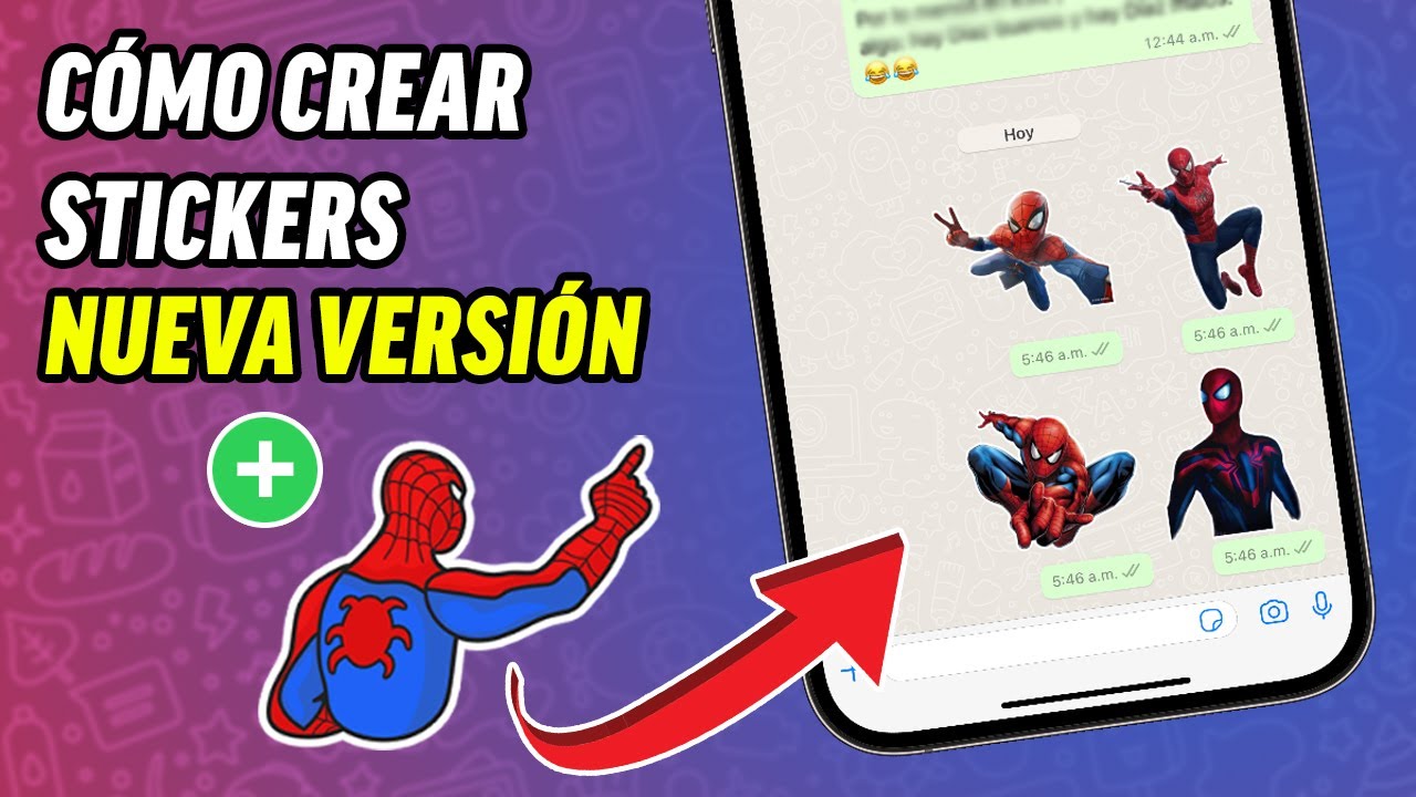 Cómo CREAR Stickers en WhatsApp SÚPER FÁCIL - ⭐NUEVO MÉTODO⭐ - YouTube