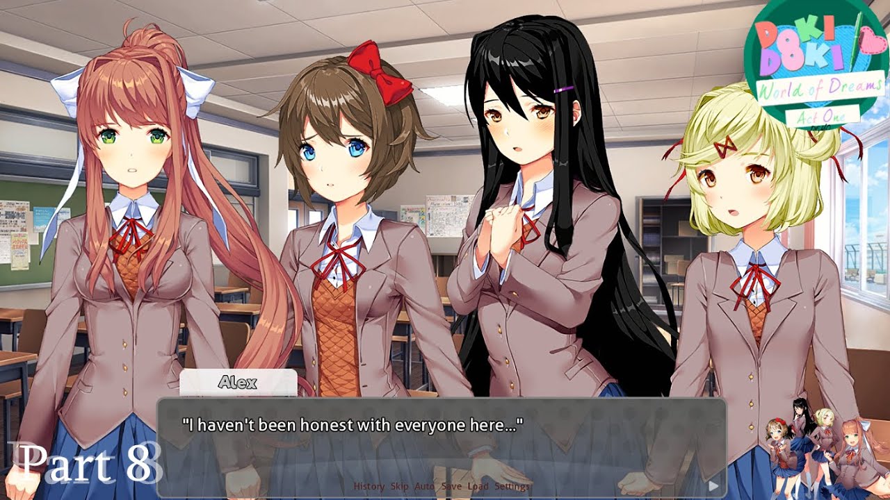 Revealing The Truth... | DDLC World of Dreams Act 1 - YouTube