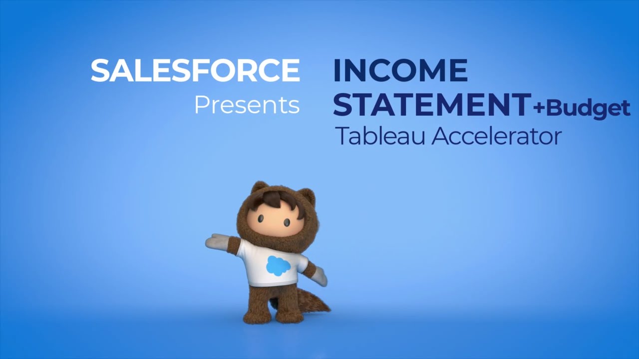 Tableau Accelerator: "Income Statement (+budget)" - YouTube