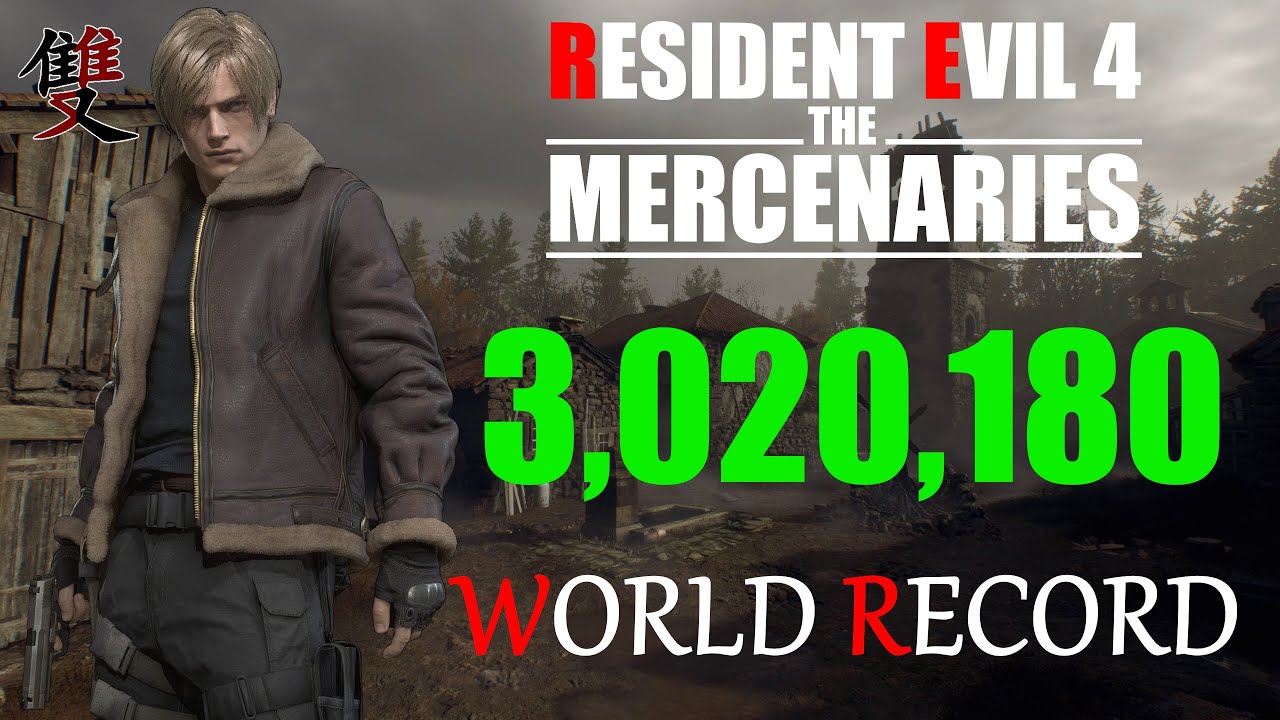 Resident Evil 4 Remake Mercenaries - 3,020,180 Leon Village S++ | World ...
