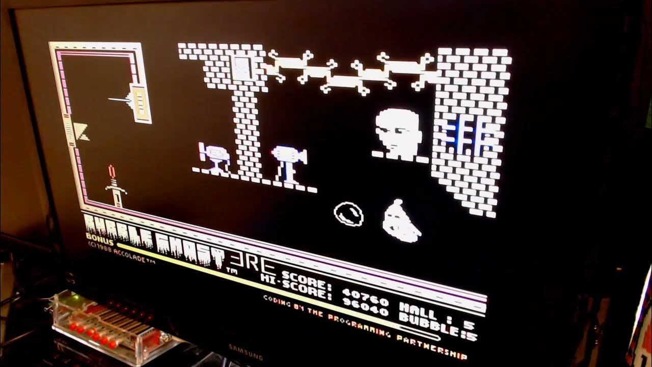 Commodore 64, Bubble Ghost, 40760 points - YouTube