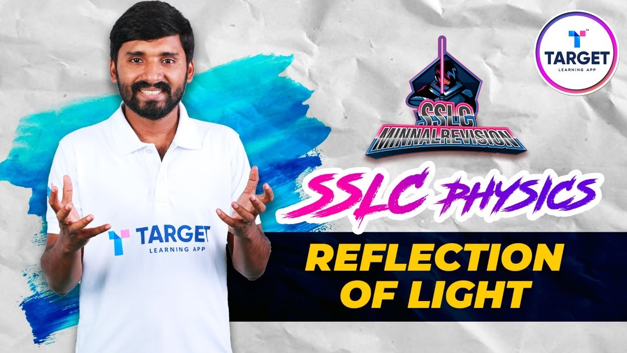 SSLC Physics English Medium | Reflection of Light | Target Learning App ...