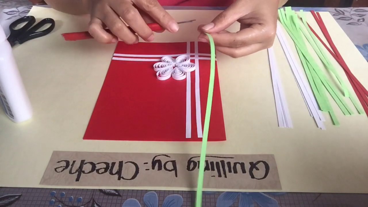 DIY card (simple design) #2 - YouTube