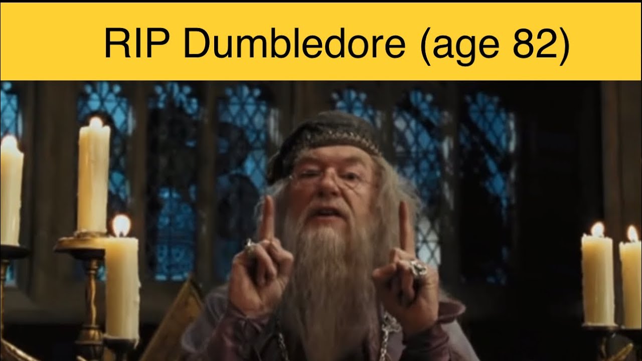 RIP Michael Gambon (Dumbledore) - YouTube