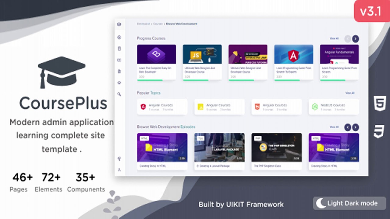 CoursePlus - Modern Learning Management Application | Themeforest ...