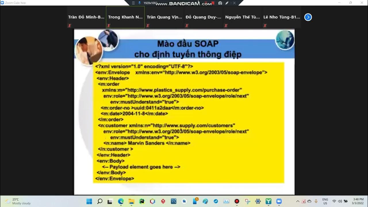 [B7] SOAP Message: Header (2), Body, SOAP Intermediary, 2 mô hình liên ...