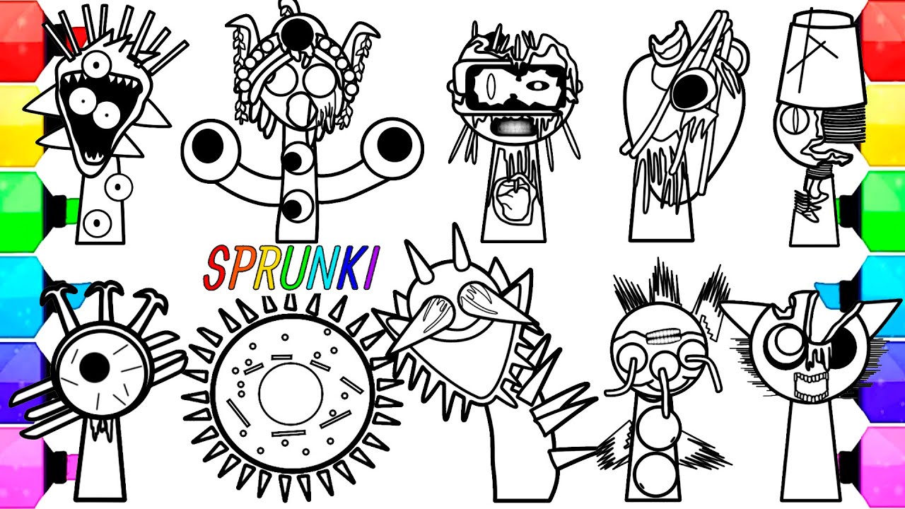 Incredibox Sprunki New Coloring Pages / How to Color Sprunki Phase 8 ...