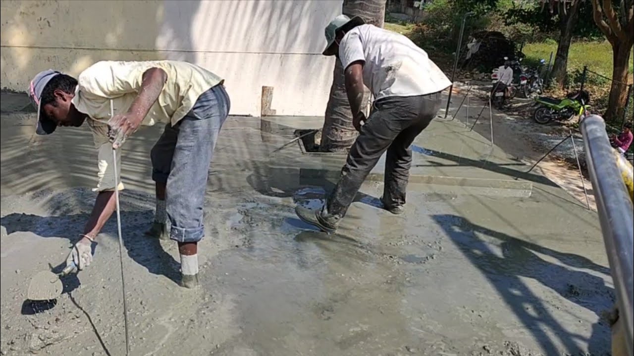 House Construction - 400 square feet extension slab& stairs concrete ...