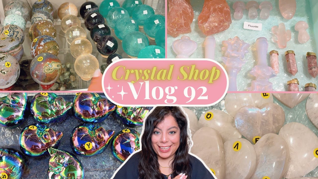 Crystal Shop Vlog | SV092 | Pull & Pack Orders, Organize my Crystal ...