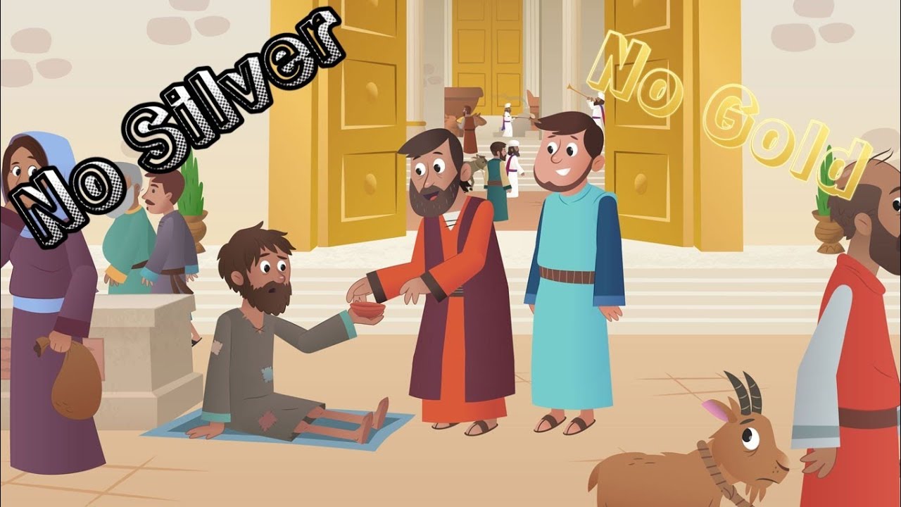 Bible Story for Kids|NT| Story 17 - A Crippled Man is Healed(No Silver ...