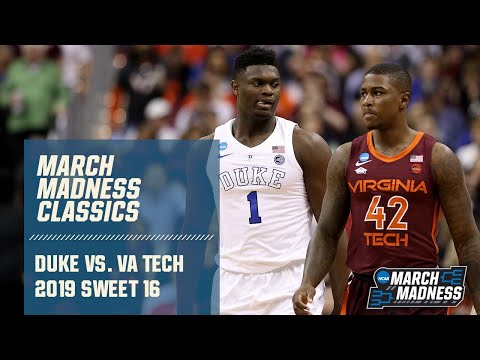 Duke v. Virginia Tech: 2019 March Madness classic (FULL GAME)