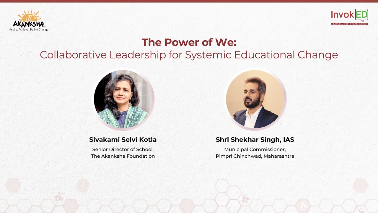 Bright Spots: The Power of We— Shri Shekhar Singh (IAS) & Sivakami ...