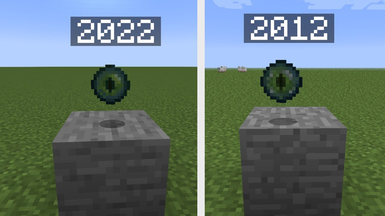 minecraft in 2012 vs now - YouTube