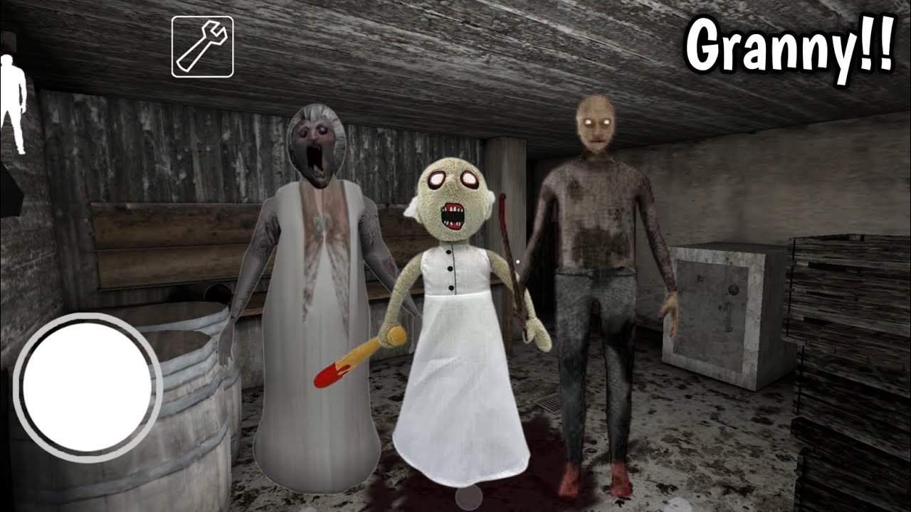 GRANNY GAME HORROR ESCAPE GAMEPLAY | SPIDER ANGELINA GAME #granny - YouTube