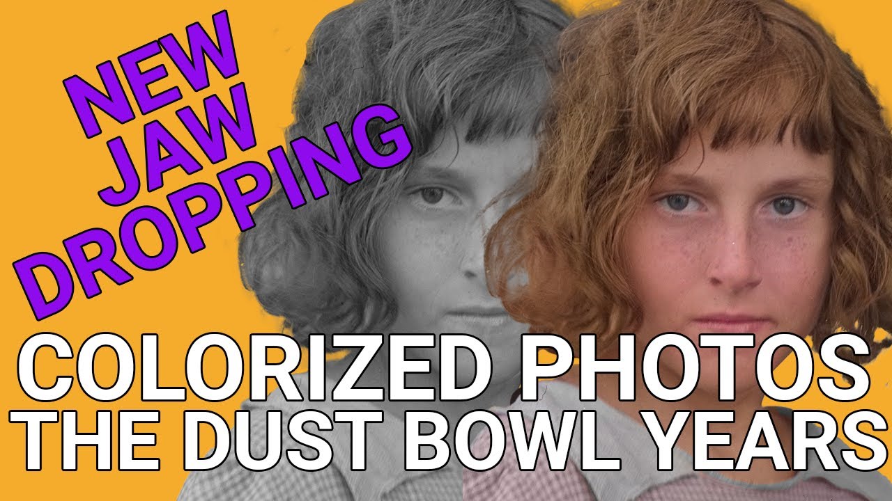 Mesmerizing Past: Colorized Images of the 1930s Dust Bowl #colorized # ...
