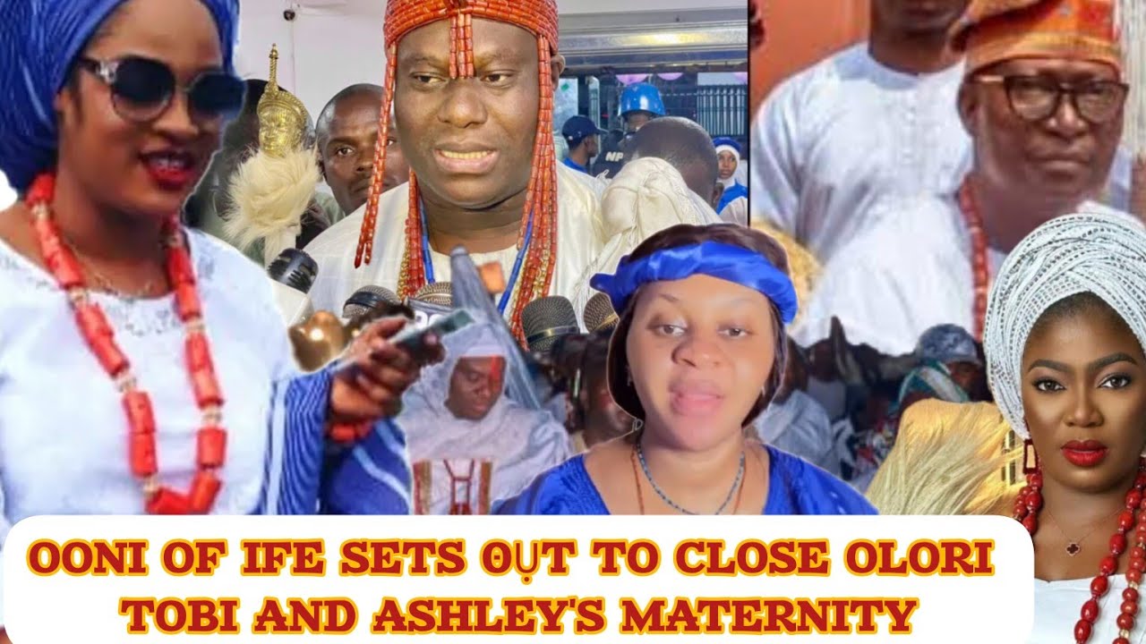 OONI OF IFE SETS 0ỤT TO CLOSE OLORI TOBI AND ASHLEY'S MATERNITY - YouTube