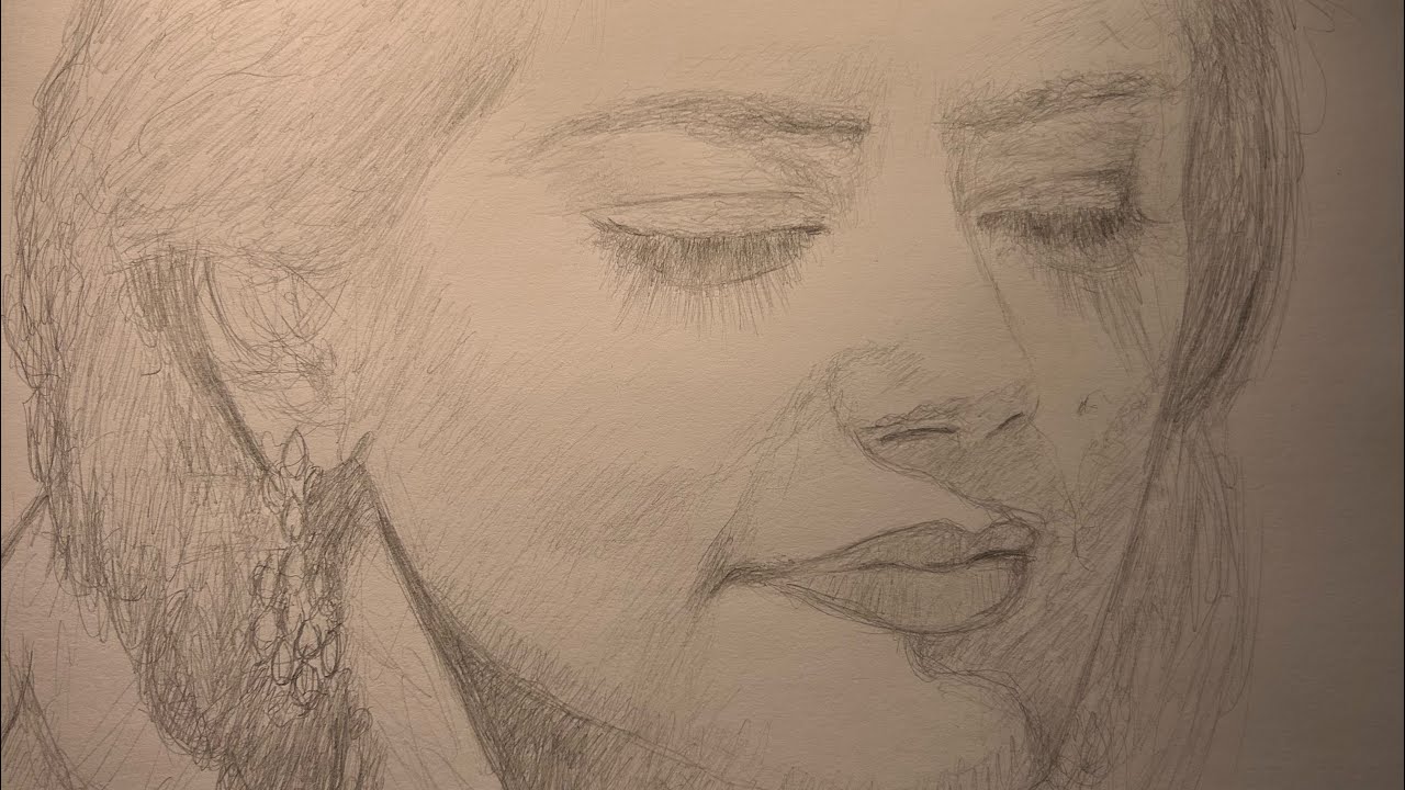 @🇺🇸🍀ART⭐️EVANGELOS 🫶Pencil sketch 🏼 portrait drawing celebrity actress ...
