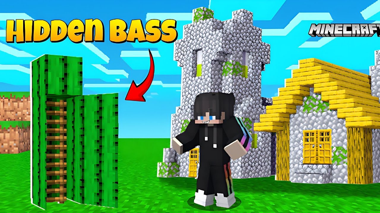 I Made it HIDDEN BASS In Minecraft But Noob Find My Bass ( Hindi ...