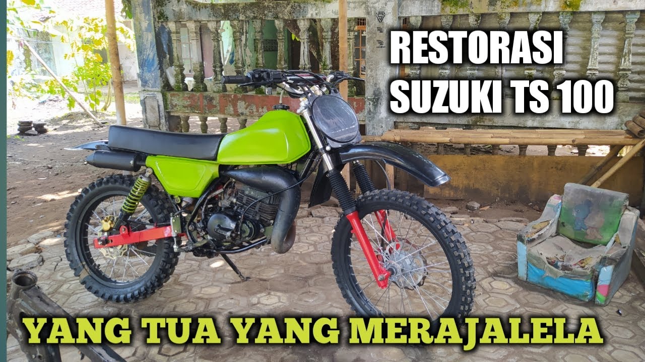 TRAIL JADUL SUZUKI TS100 RESTORASI || REVIEW TRAIL JADUL ADVENTURE ...