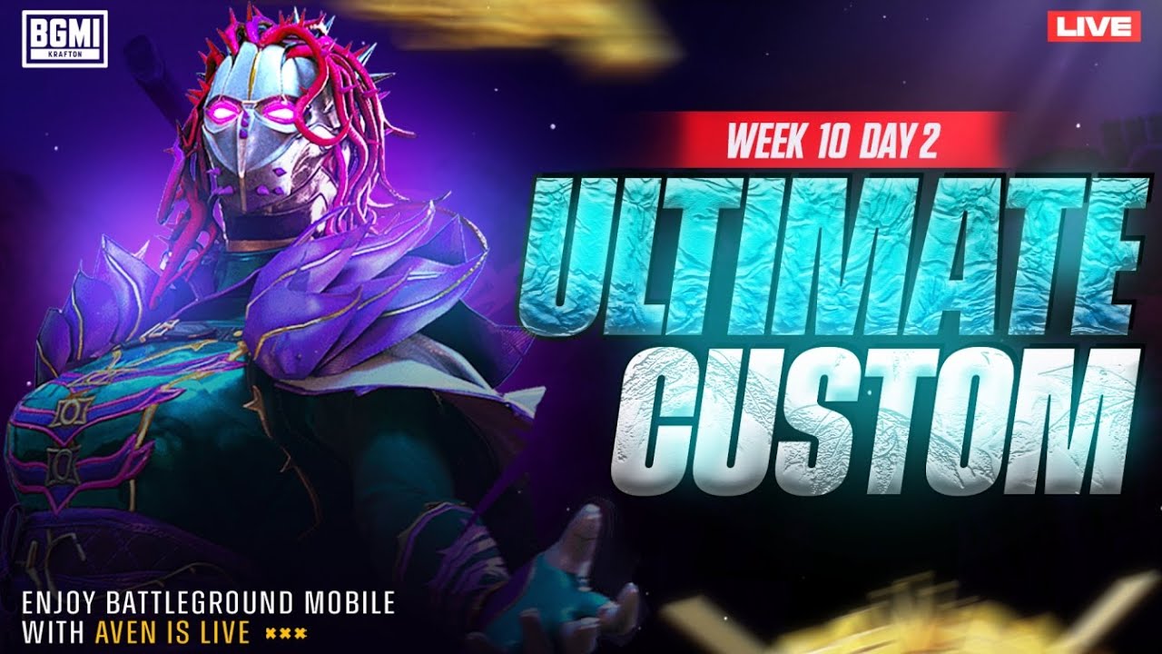 ULTIMATE CUSTOM🔥 | WEEK 10 DAY 2 | INSANE BGMI CUSTOM #bgmi# ...