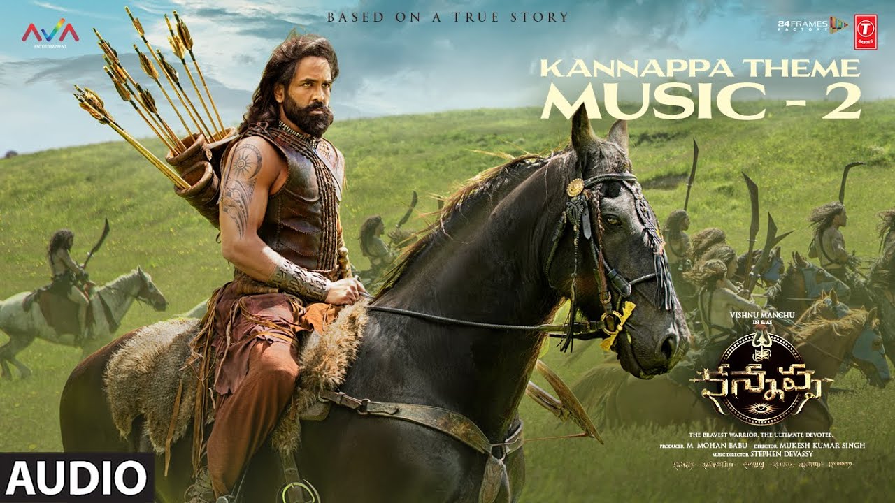 Kannappa Theme Music 2 Audio Song | Kannappa | Vishnu Manchu | Akshay ...