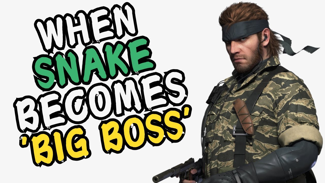 When Snake became BIG BOSS (No EVA Intro + added SFX) - YouTube