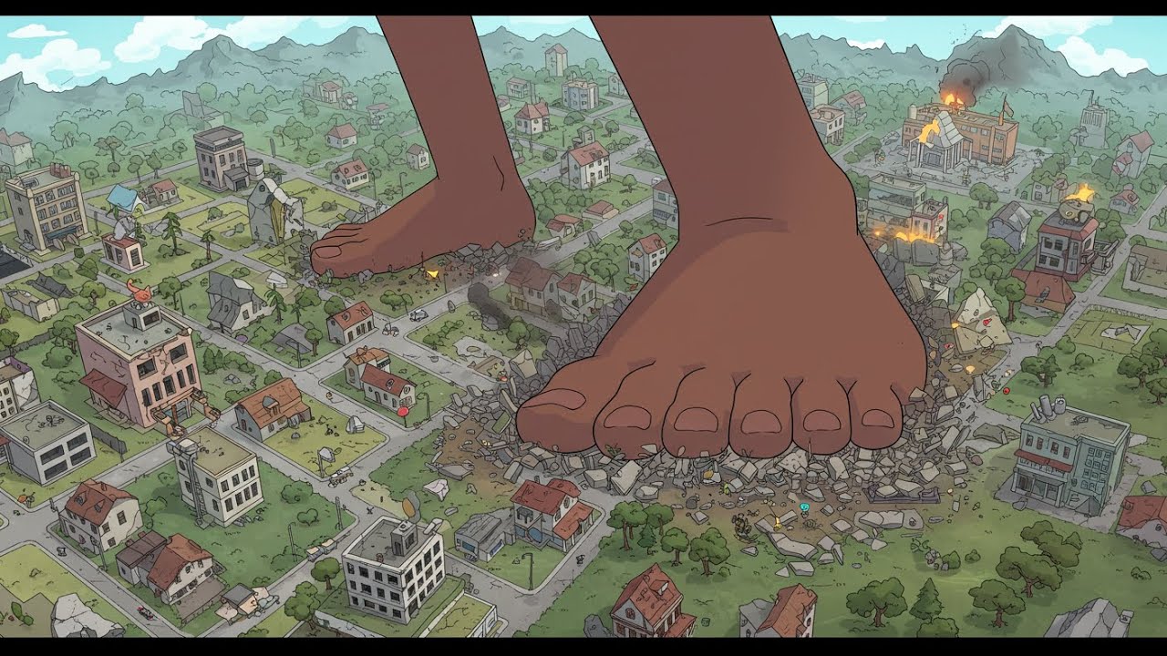 Amphibia Anne Boonchuy Growth Giantess Feet Muscle Mommy City Butt ...