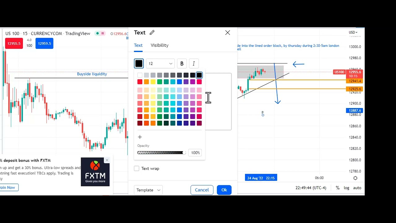 US100 analysis - YouTube