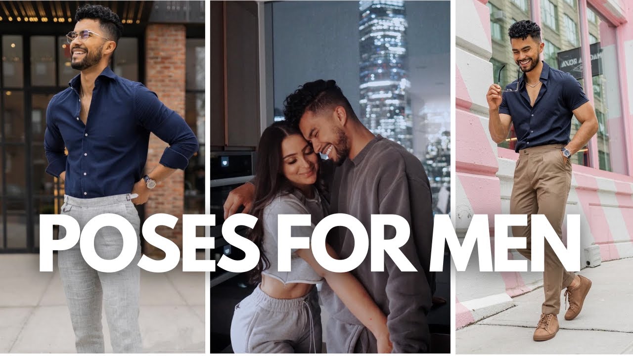 How To Pose To Look Good In Every Photo (For Men) - YouTube