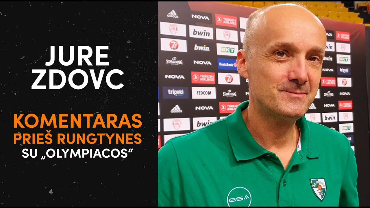 Jure Zdovc: „Etapas „Žalgiryje“ – sudėtingiausias karjeroje“ - YouTube