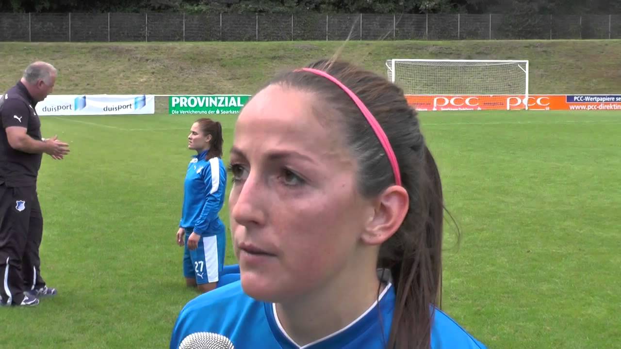 Martina Moser after the game FCR 2001 Duisburg - 1899 Hoffenheim on 15 ...