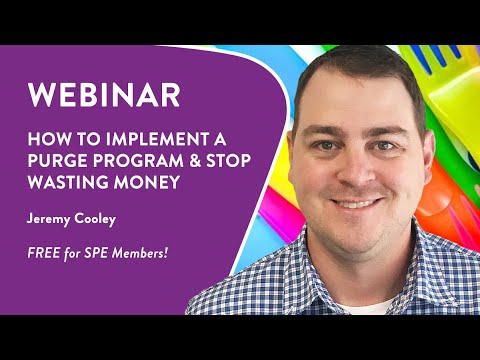 How to Implement a Purge Program and Stop Wasting Money - Presented by ...