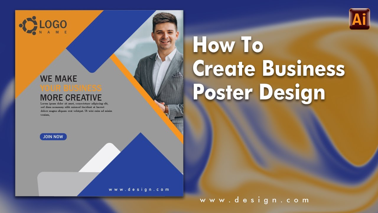 Creative Poster Design In Illustrator | Flyer Design (For Beginners ...