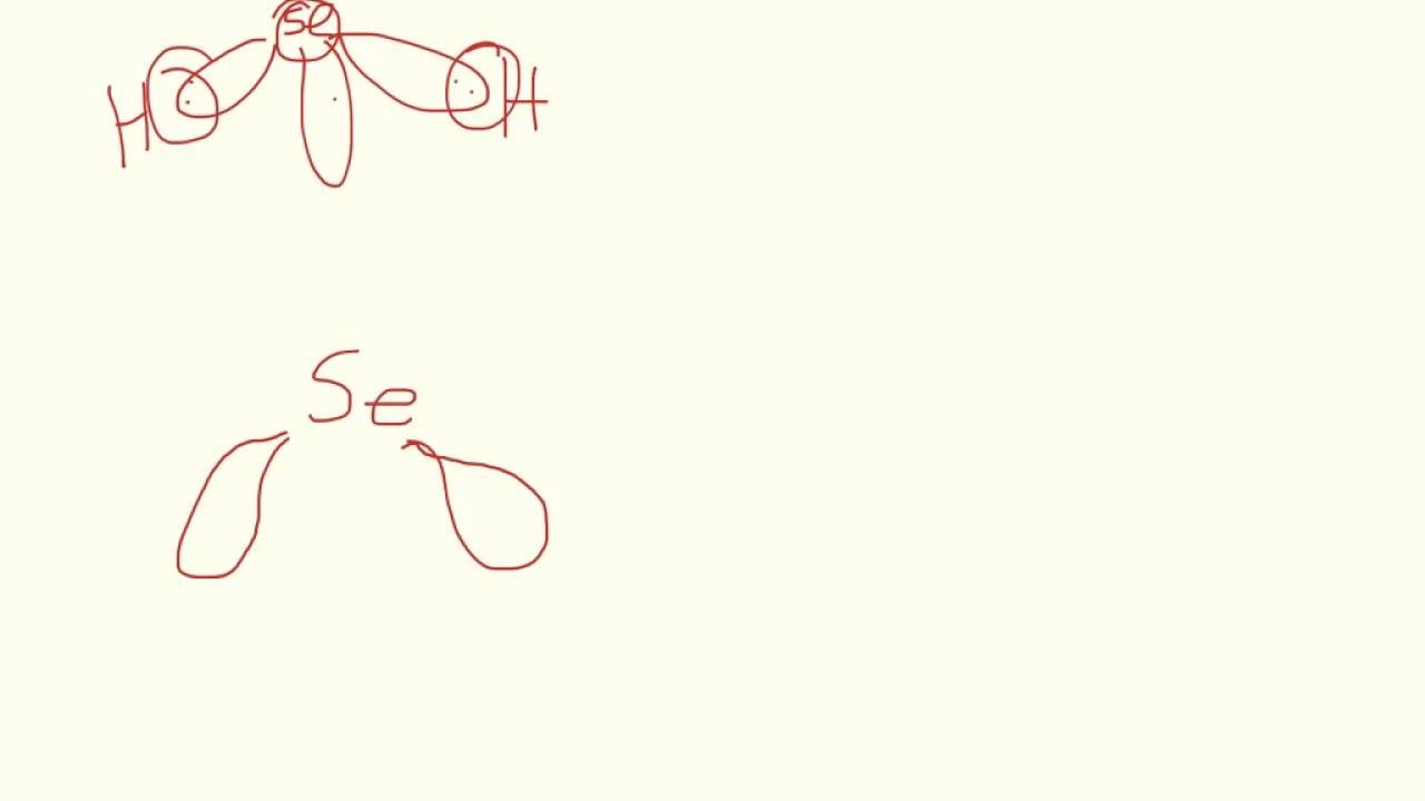 H2Se electron and molecular geometry - YouTube