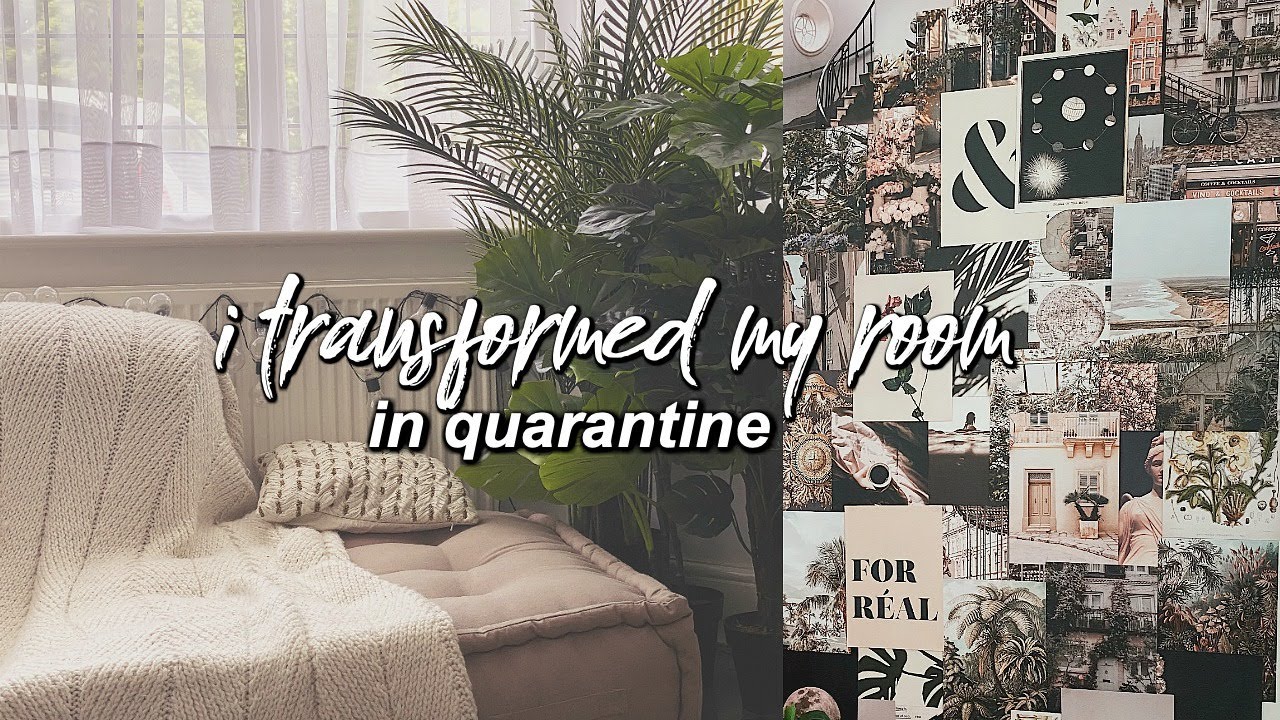 transforming my room in quarantine (chill aesthetic room makeover ...