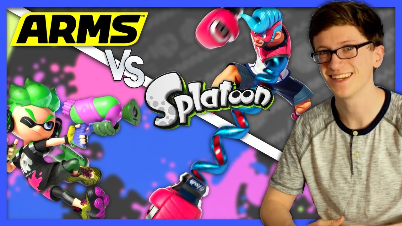 ARMS vs. Splatoon | Battle of the New IPs - Scott The Woz - YouTube