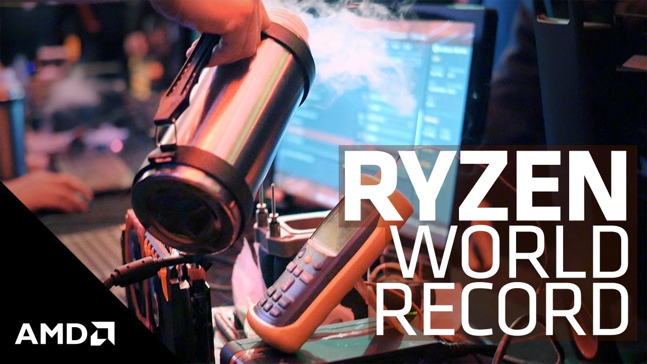 Overclocking World Record with AMD Ryzen™ 7 8-Core Processor - YouTube