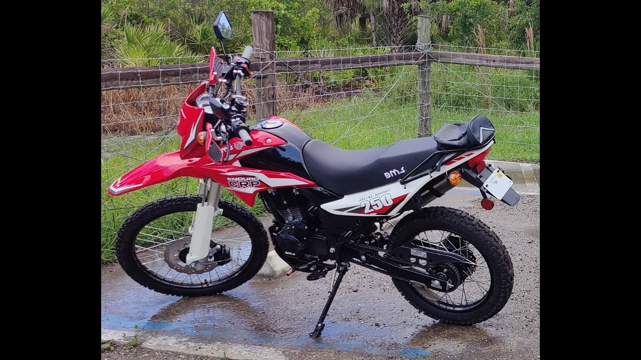 BMS 250 Enduro Ride - YouTube