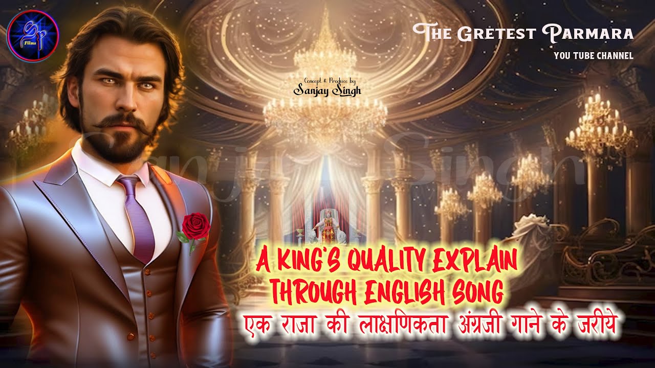A king’s quality explain through English song एक राजा की लाक्षणिकता ...