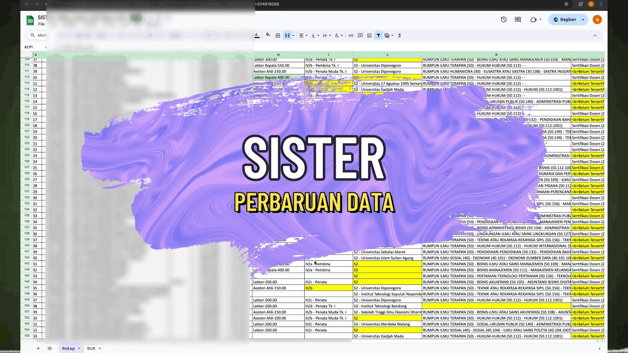 Cara Memperbarui Data Sister - YouTube