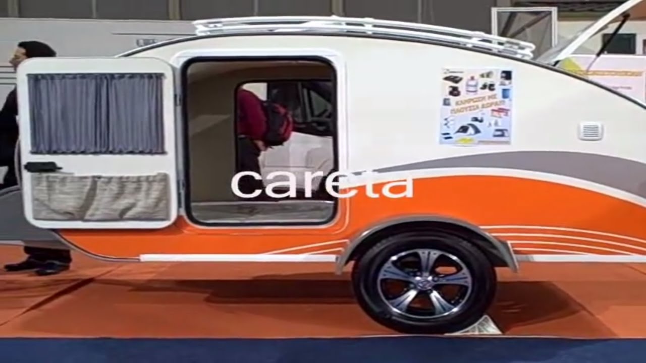 Mini Caravan - Caretta TearDrop 小さなキャラバン - YouTube