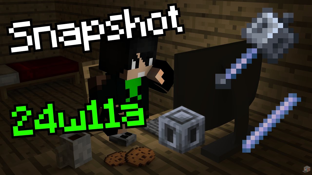 Nueva arma y variantes de lobos en Minecraft| 24w11a | Arzon Mark - YouTube