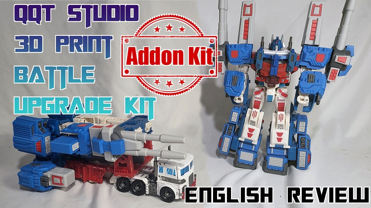 Video Review - QQT Studio - 3D Print Battle Upgrade Kit - Combiner Wars ...