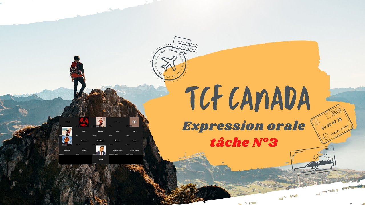 TCF Canada Expression Orale 3 Simulation Zoom février 2023 Le bien-être au travail - YouTube