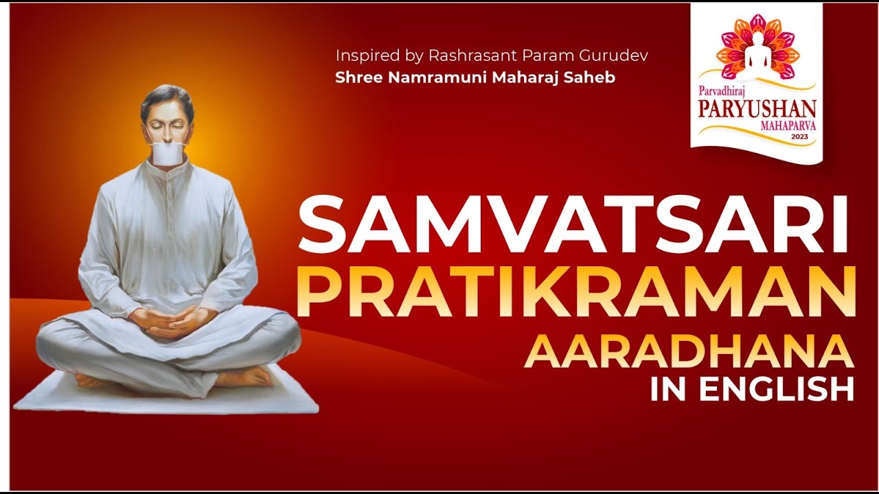 Samvatsari Pratikraman in English with meanings | Paryushan 2023 | 19 ...