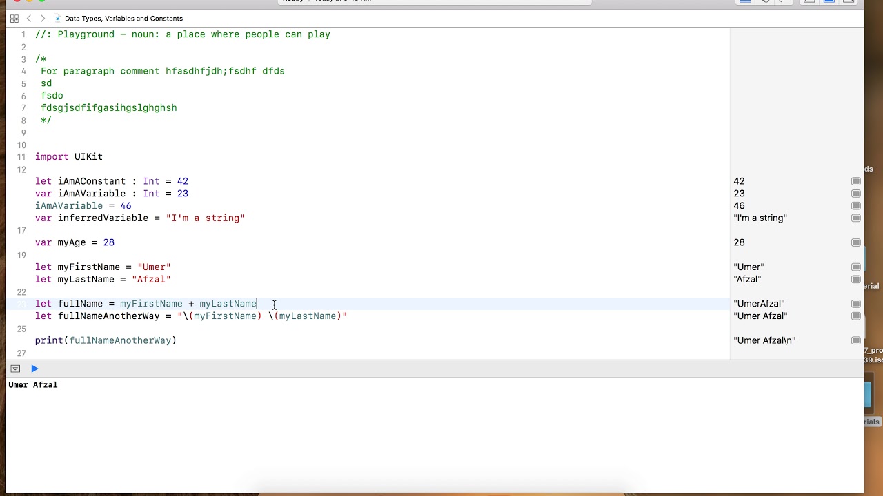 Datatypes Variables And Constants Youtube