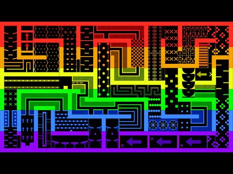 The Colorful Maze Race! - Marble Race In Algodoo