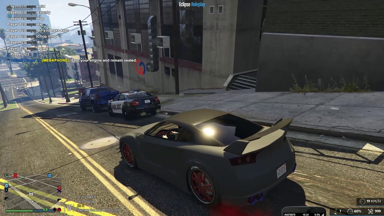 GTA V Eclipse Roleplay - Flipping off Zetas - YouTube