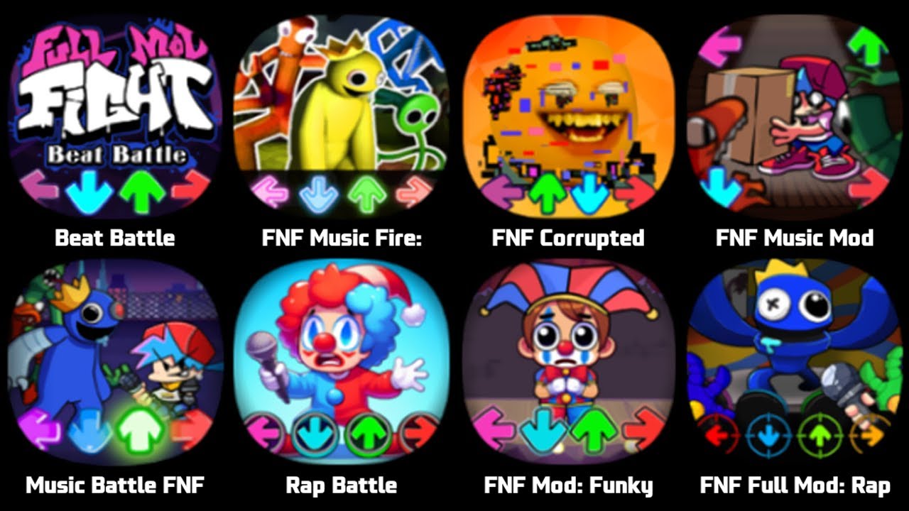 FNF Sliced, Corrupted Annoying Orange, FNF Garfield, FNF Pibby Finn ...