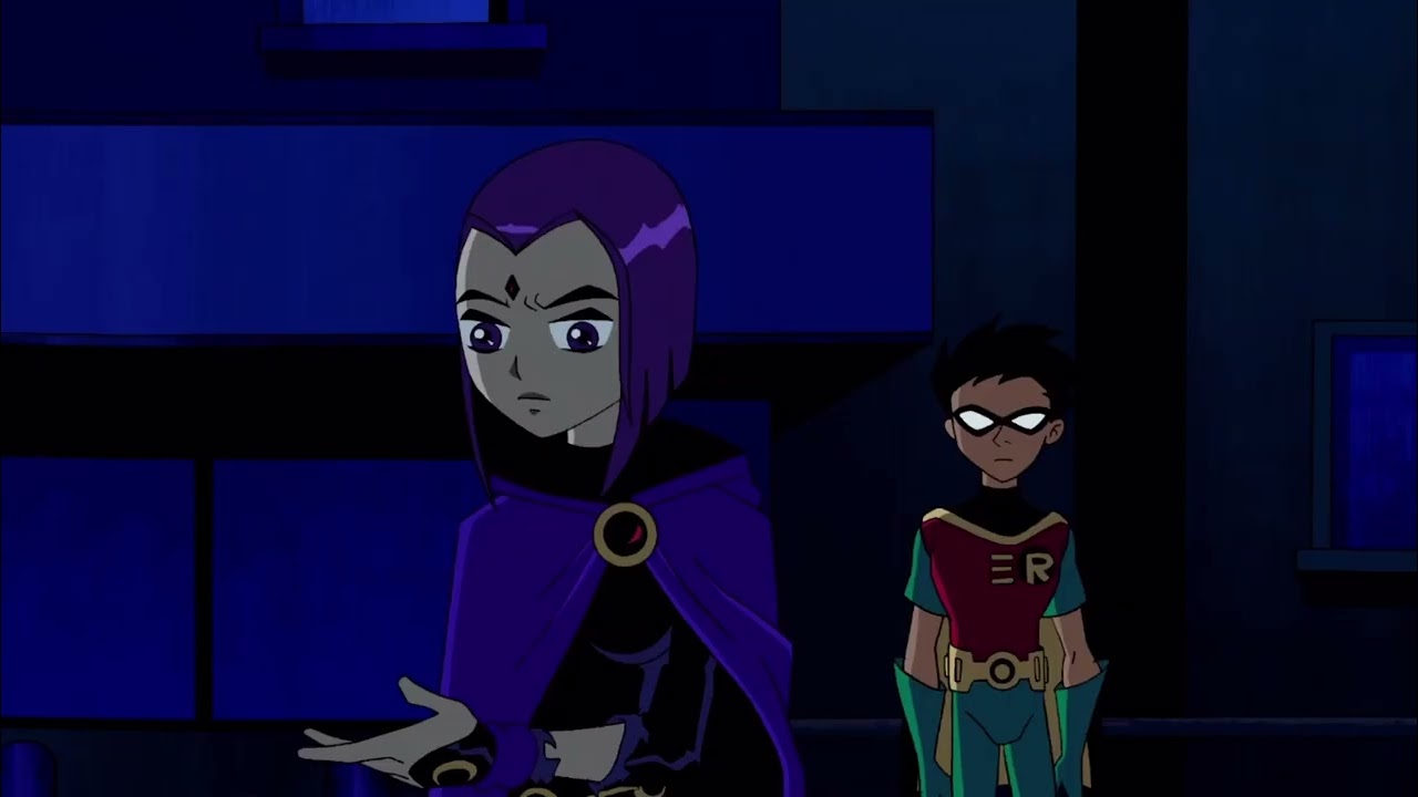Slade, Raven, and Robin - Teen Titans "Birthmark" Clip - YouTube